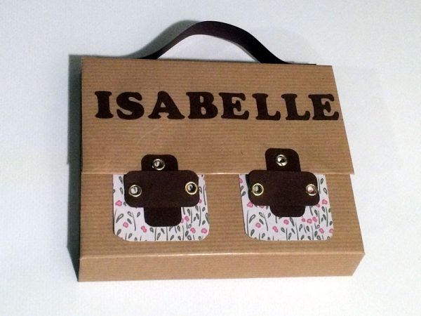 Mini cartable en carton - Tuto scrapbooking