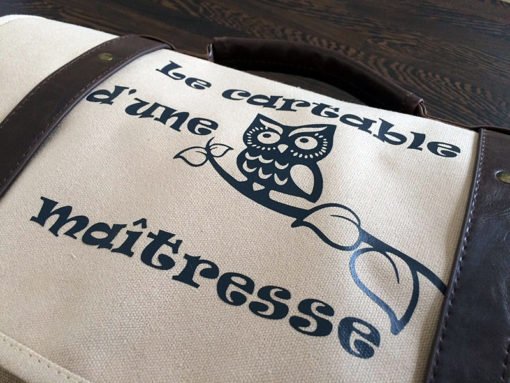 Mini cartable en carton - Tuto scrapbooking